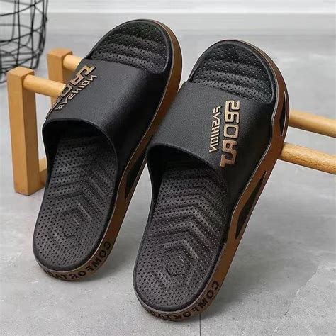 Мужские пляжные шлепанцы, цвета и размеры в ассортименте | AliExpress