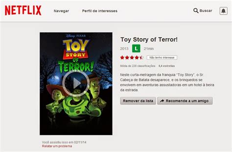 Netflix Adiciona Toy Story De Terror Em Seu Catálogo Pixar Brasil Blog