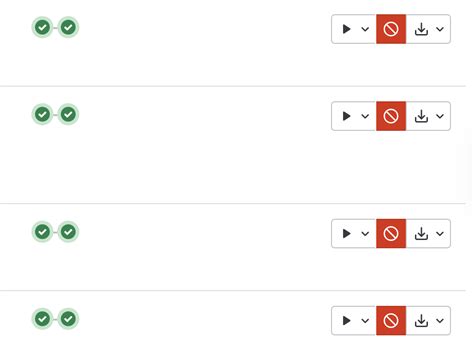 Gitlab Pipeline Action Shows Cancel Running Pipeline Even Though The