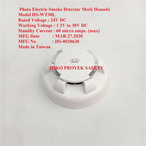 Smoke Detector Photoelectric Hooseki Hs Wt30l Photoelectric Smoke