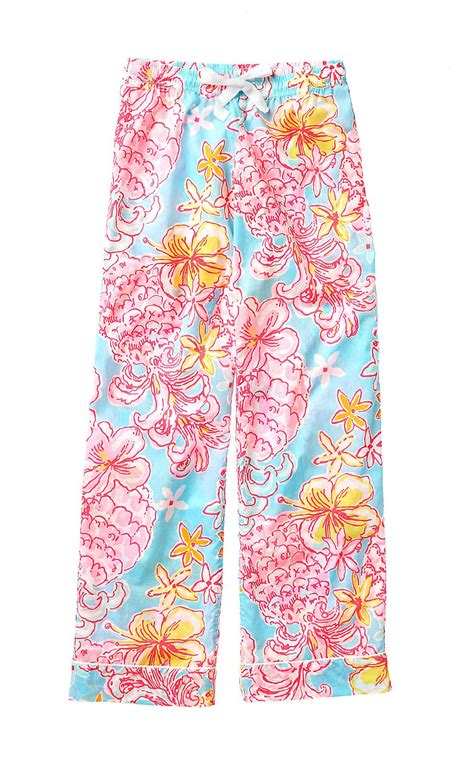 LILLY PULITZER PRINTED PAJAMA PANT Lillypulitzer Cloth Print Pajamas Pajama Pant Day To