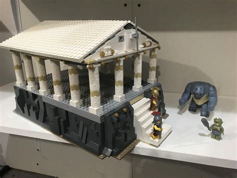 Bought 7985 City of Atlantis and turned it into a full Greek temple ...