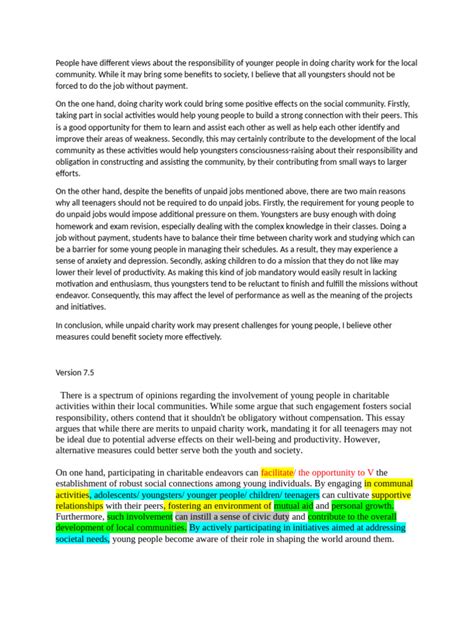 Mandatory Work Pdf Adolescence Community