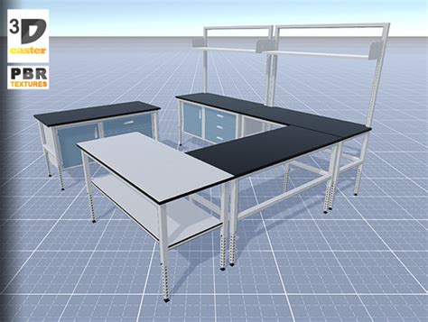 Lab Environment Set 3d Furniture Unity Asset Store