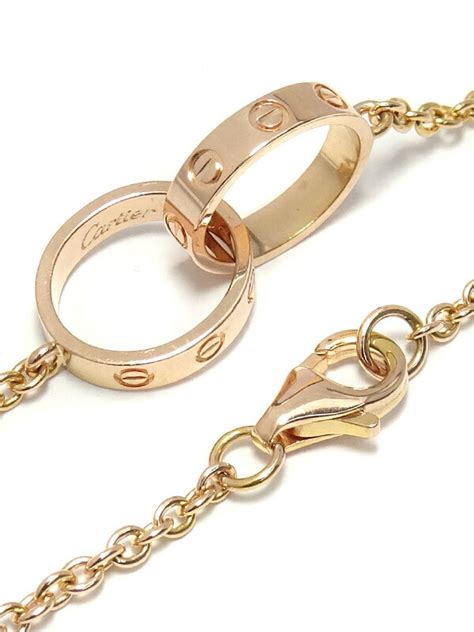 【cartier】【仕上済】カルティエ『k18pg ベビーラブ ネックレス』1週間保証【中古】1521032620015 ブランド