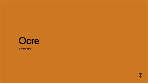 Color Ocre Código Hex Paletas Y Significado Figma