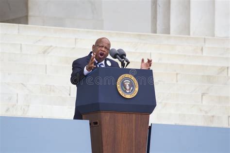 Georgia Congressman John Lewis Editorial Image Image Of Rights
