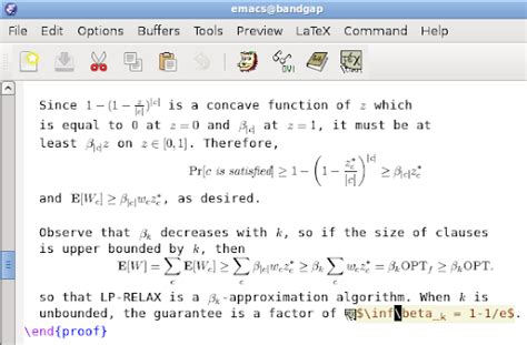 AUCTeX And Preview Latex