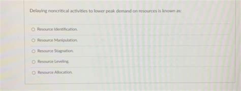 Delaying Noncritical Activities To Lower Peak StudyX