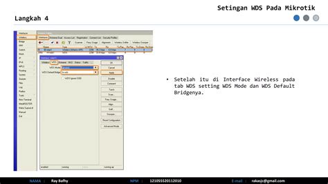 Implementasi Wds Dalam Mikrotik Pptx
