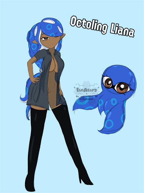 18 Octoling Liana By Lucazura On Newgrounds