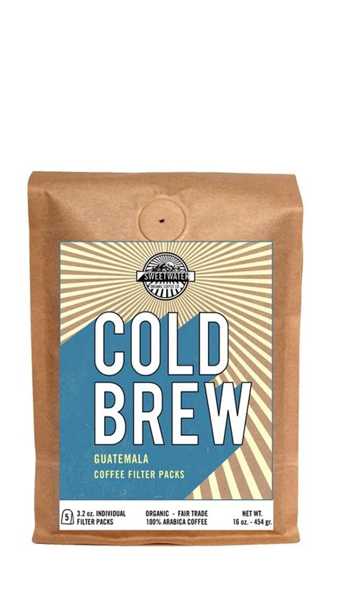 Buy Sweetwater Cold Brew Filter Pacs Fair Trade And Organic