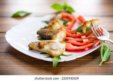 Fried Hake Images Stock Photos Vectors Shutterstock