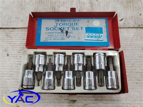10pc 38 Drive Torque Socket Set Yac Auctions