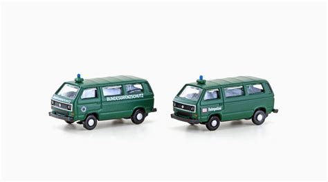 Modellbahn Scheierlein MiNis Lemke LC4353 VW T3 2er Set Bus BGS