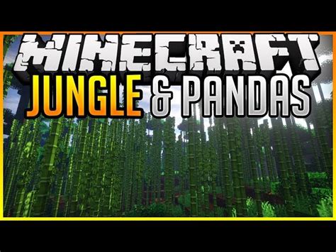 Seed Jungle Pandas Spawn Minecraft Map
