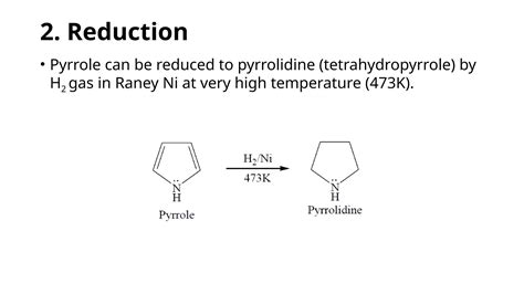 Pyrrole Intro Structure Reactivity Reactions Pptx