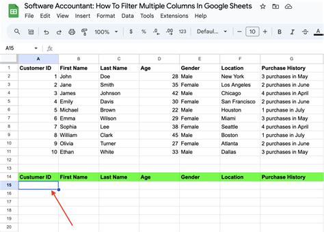 How To Filter Multiple Columns In Google Sheets