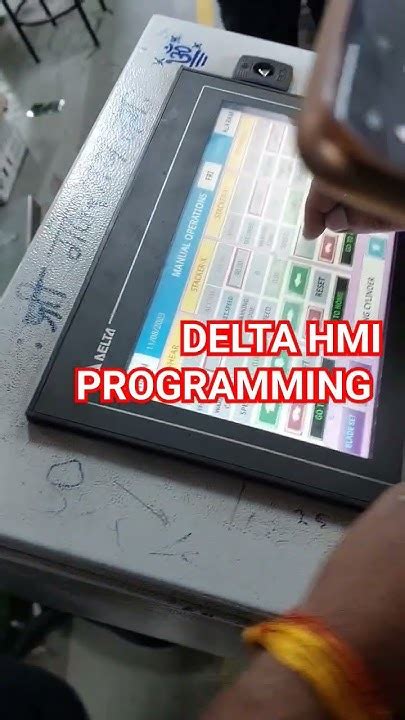 Delta Hmi Programming Plc Industrialautomation Hmi Ytshorts Shorts Youtube