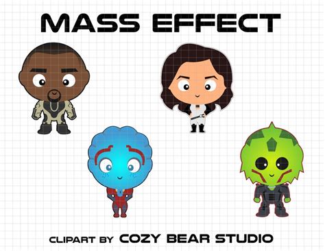 Mass Effect Clipart Jacob Taylor Miranda Lawson Samara Thane Krios