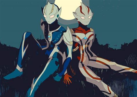 海龟插画师月砕九十九的梦比优斯·奥特曼插画图片 Bobopic