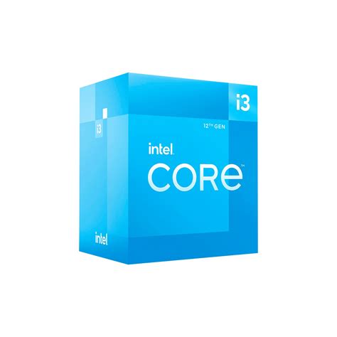 Intel Core I3 12100F Alder Lake S CPU