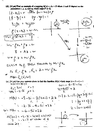 Math 312 Complex Analysis Exams