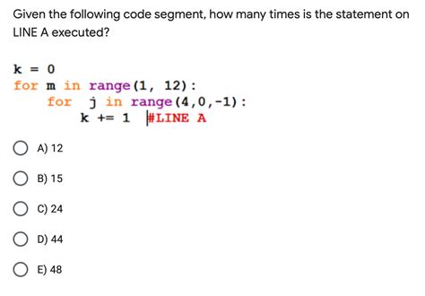 Solved Points Which Of The Following Loops Correctly Chegg