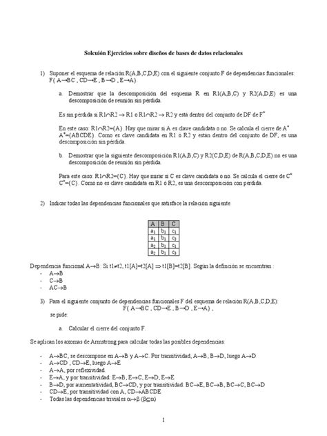 Ejercicios Tema6 Solucion Descargar Gratis Pdf Sql Modelo De Datos