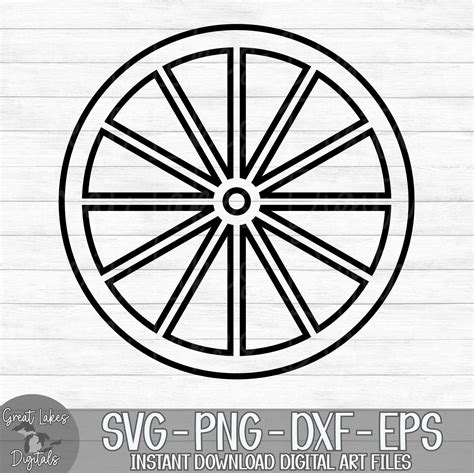 Wagon Wheel Drawing