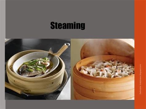 Method Of Cooking 3 Moist Heat Steaming Poaching Boiling Simmer