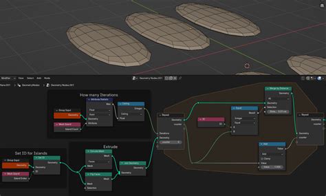 Geometry Node Merge By Distance Only On Intial Loosepart Mesh Island Modeling Blender