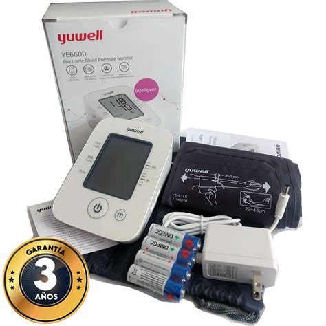 Tensiometro Brazo con VOZ Adaptador USB YUWELL YE D Bebés y Salud
