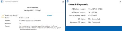 Troubleshoot Jabber Softphone For Vdi Common Issues Cisco