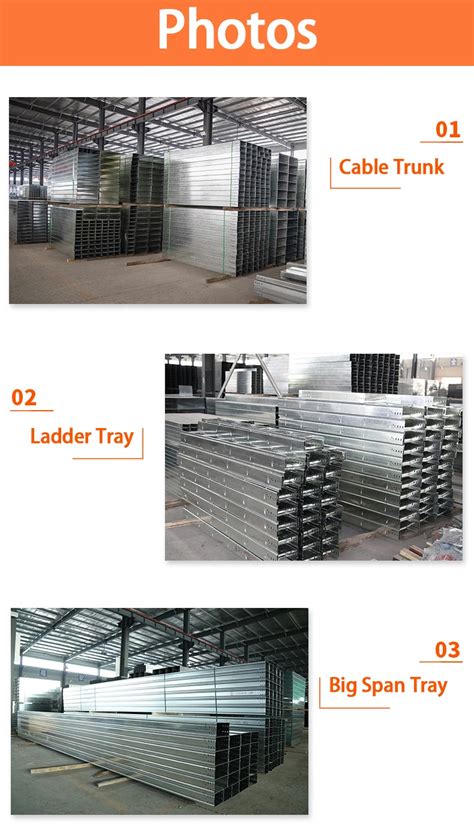 Perforated Steel Cable Tray Standard Sizes Aluminum Cable Tray Cable