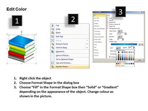 Various Languages Books PowerPoint Slides