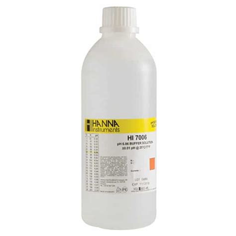 PH 6 86 Buffer Solution 500 ML Bottle Labtek Services Ltd