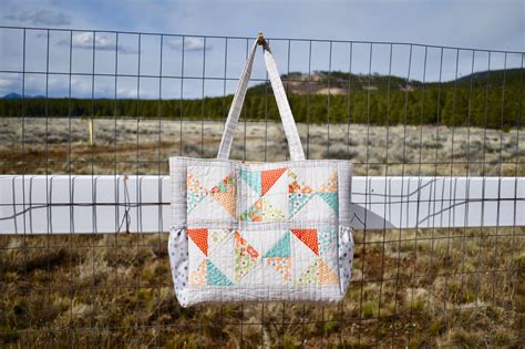 Large Patchwork Tote Bag Sewing Tutorial