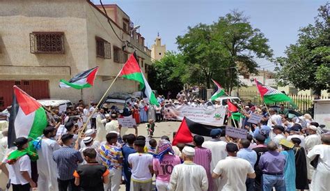 56 مدينة مغربية تخرج نصرة لفلسطين وتنديدا بالحرب على غزة قناة العالم