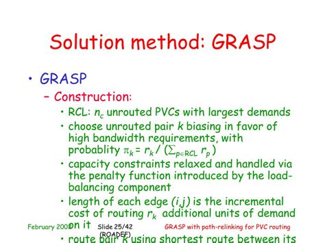 Ppt A Grasp With Path Relinking Heuristic For Pvc Routing Powerpoint