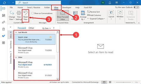 将 outlook 视图重置为默认值的 4 种方法 mspoweruser