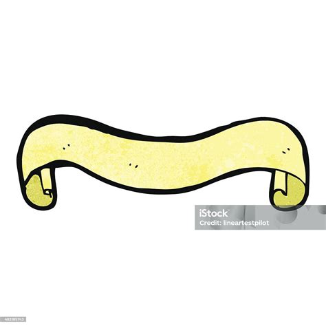 Decorative Scroll Banner Cartoon Stock Illustration Download Image