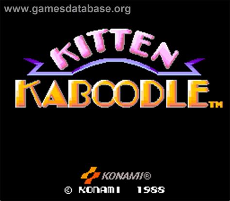 Kitten Kaboodle Arcade Games Database