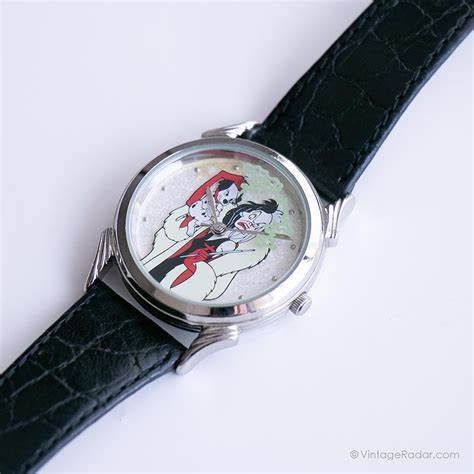 Rare Vintage Cruella Watch Disney Villains Limited Edition Series