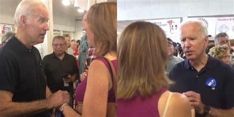 Joe Biden Gets Touchy Feely With Woman Makes Her Extremely