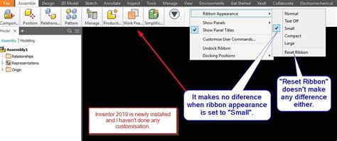 Solved 2019 Ribbon Appearance Issue Autodesk Community