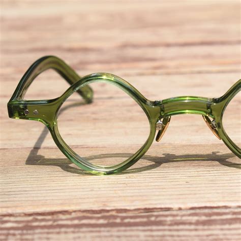 Hand Made Vintage Super Samll Odd Acetate Eyeglass Grandado
