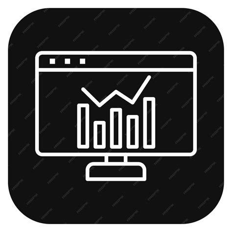 Premium Vector Monitoring Vector Illustration