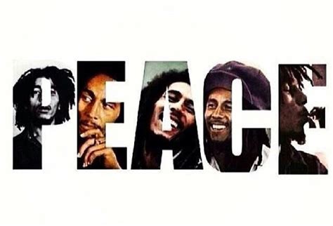Bob Marley Peace Foto Lucu Tato Wajah Wajah