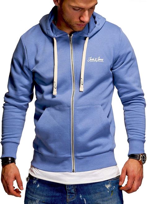 Jack And Jones Herren Sweatjacke Hoodie Kapuzenjacke Sweatshirt